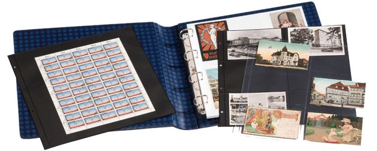 Album pour cartes postales horizontales et verticales