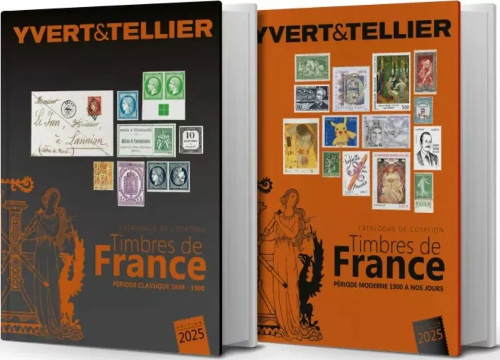 Catalogue timbres de France Yvert et Tellier 2025