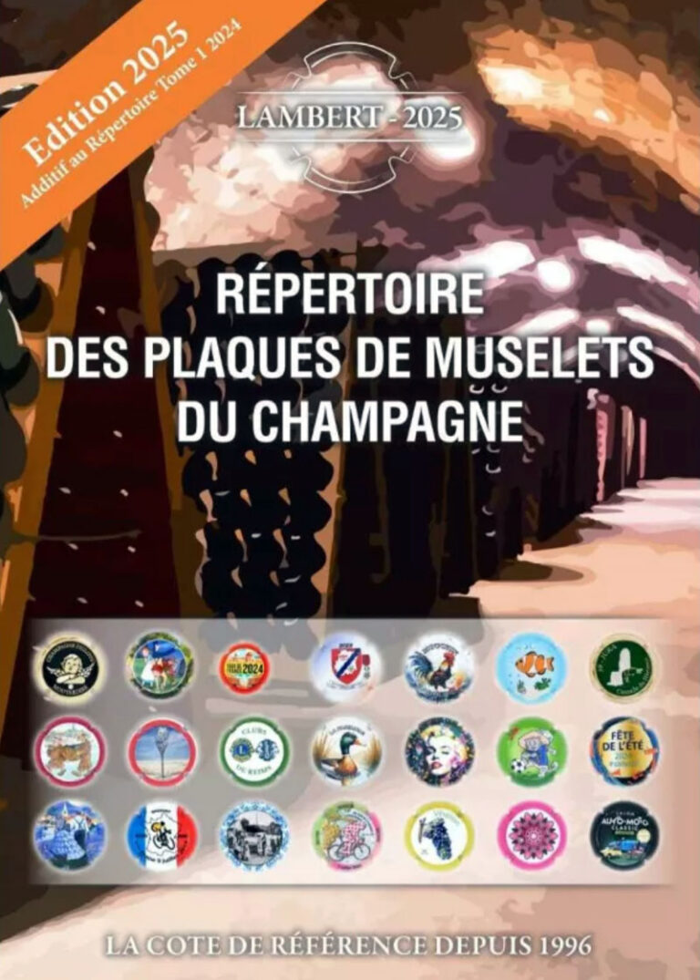 Répertoire des plaques de muselets du champagne | L'argus de cotes.